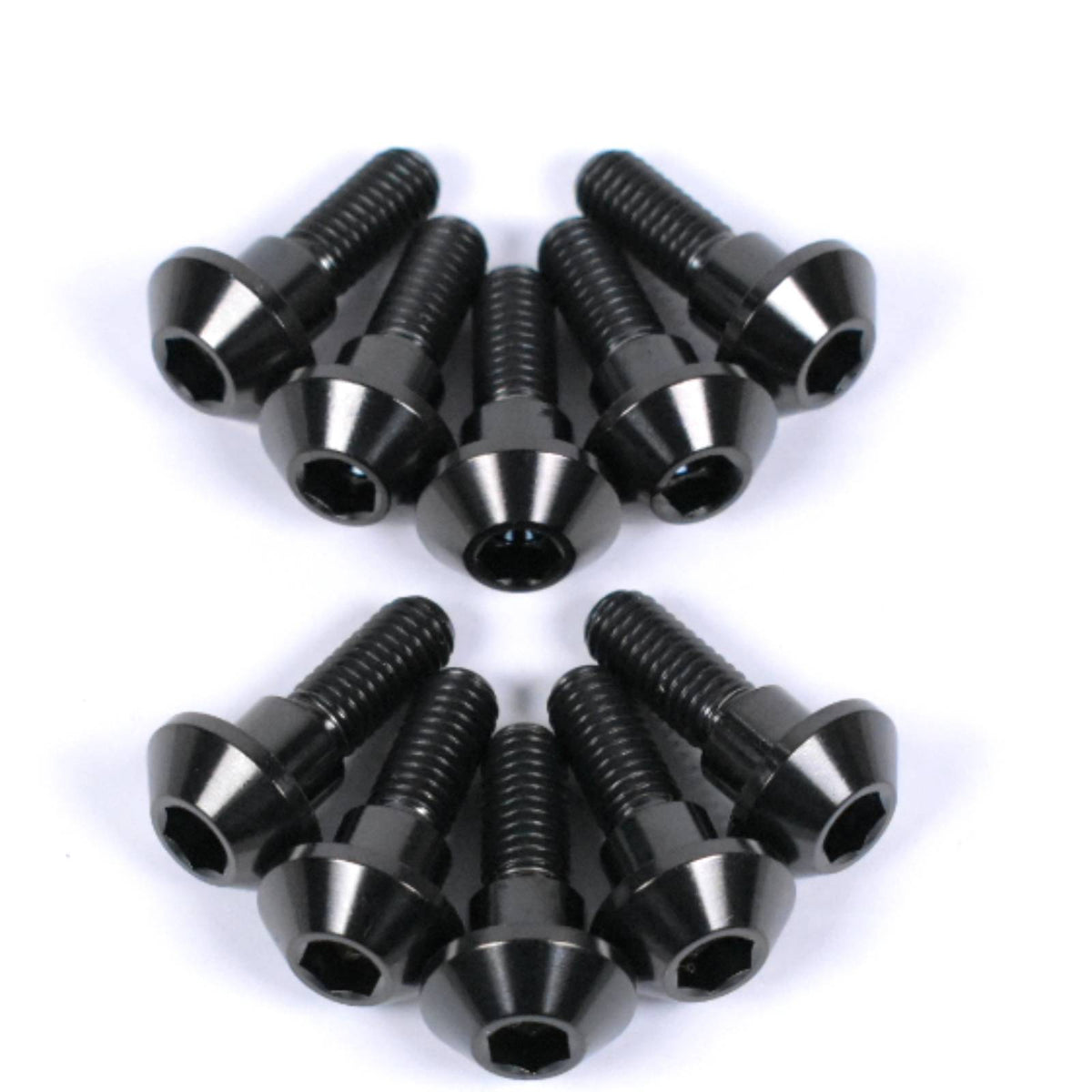 Yamaha MT-09 & MT09 SP Titanium Front Brake Disc Rotor Bolts | Black ...
