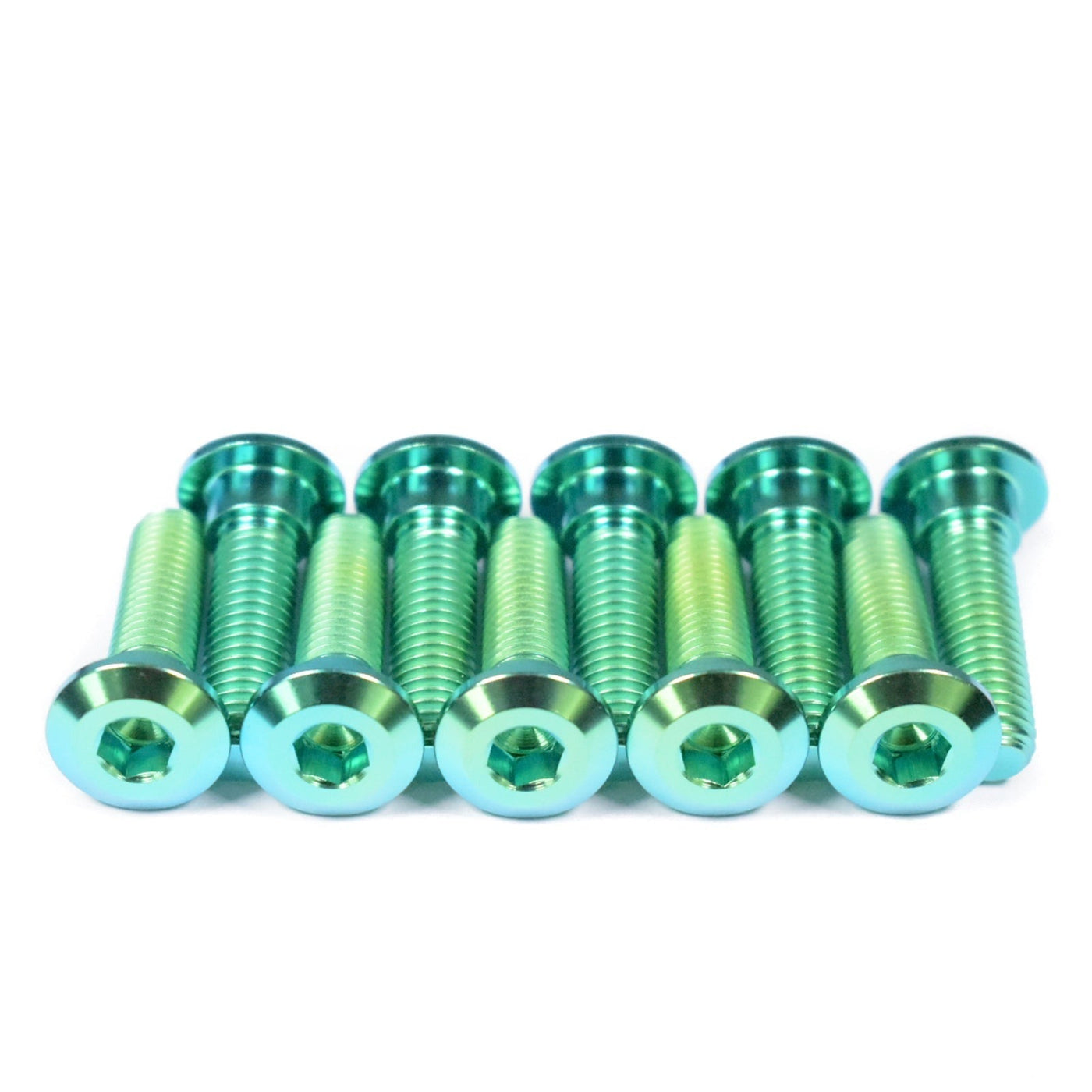 Kawasaki ZX-4RR Titanium Front Disc Rotor Bolts | Green | RSR Moto