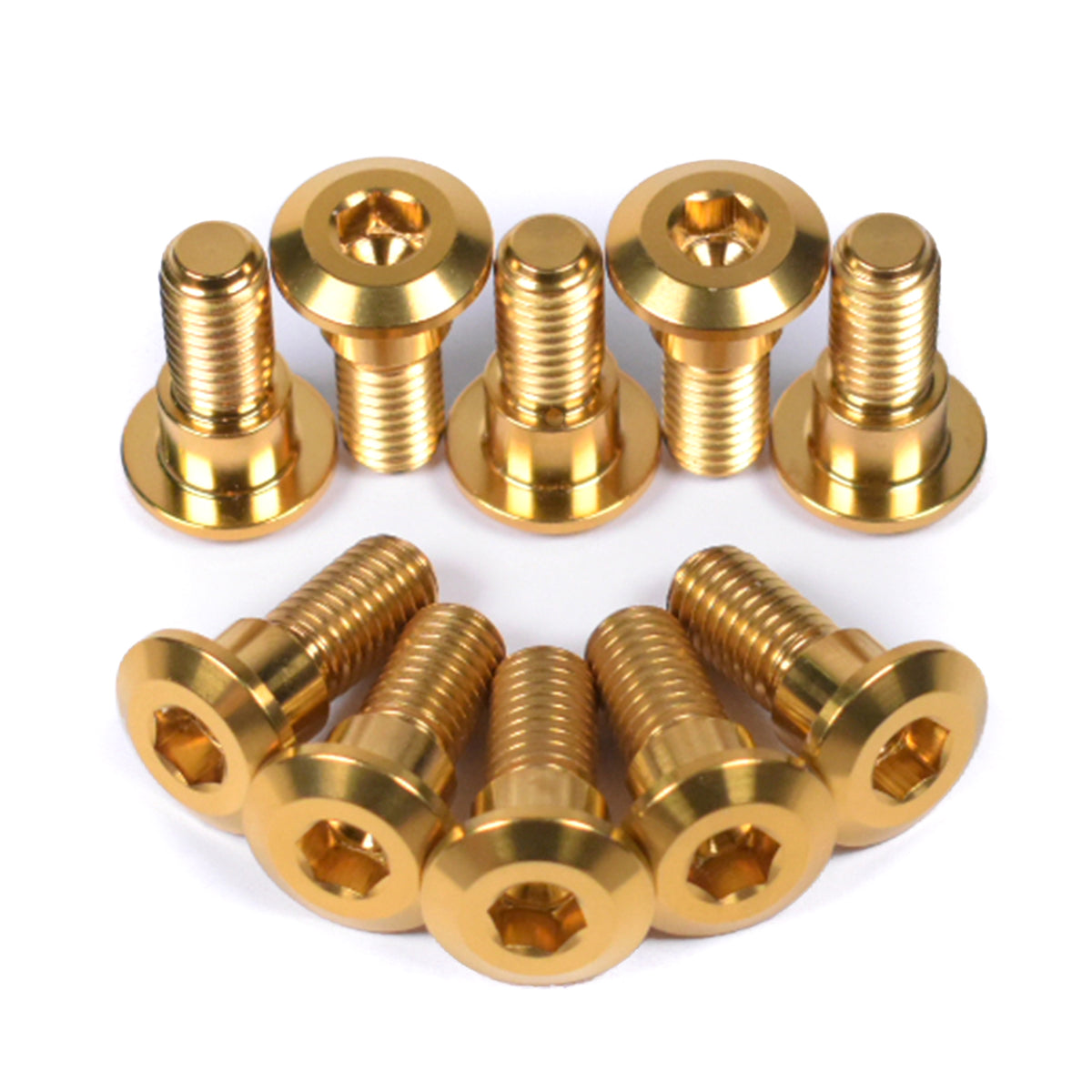 Suzuki SV650 SV650S (02-23) Titanium Front Disc Bolts | Gold | RSR Moto